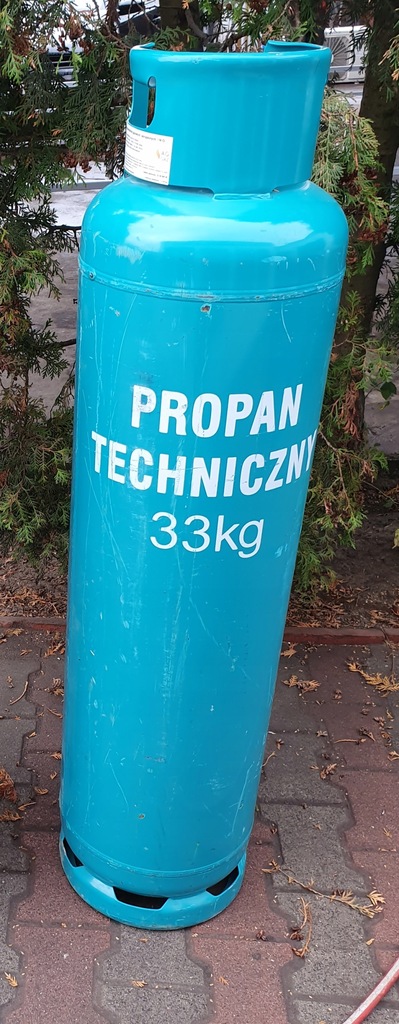 BUTLA GAZOWA GAZ PROPAN BUTAN 33 KG - 8652647853 - oficjalne archiwum Allegro