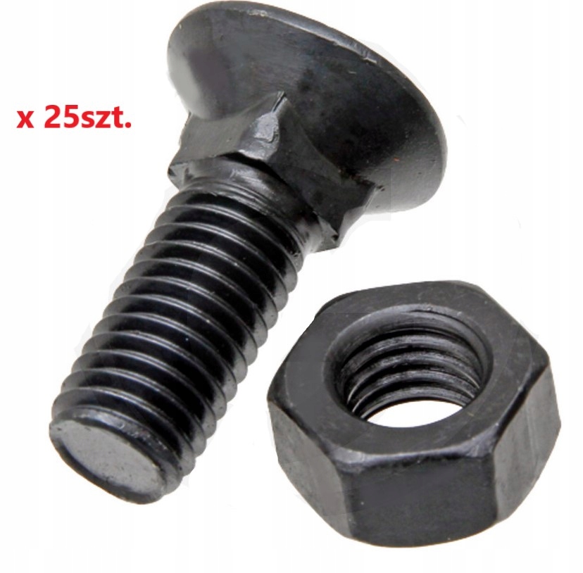 Śruba płużna podsadzana M12x35 25szt kl10.9 DIN608 - 11426257707 ...