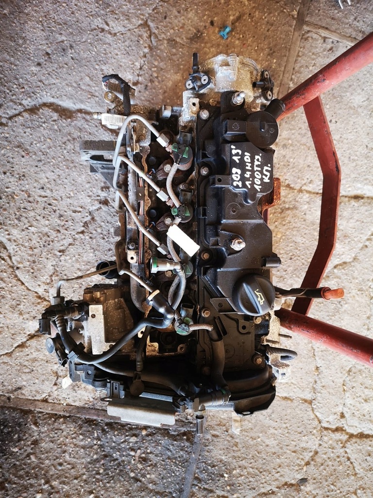 PEUGEOT 208 CITROEN C3 SILNIK SŁUPEK 1.4 HDI 8H01 - 11874176990 ...