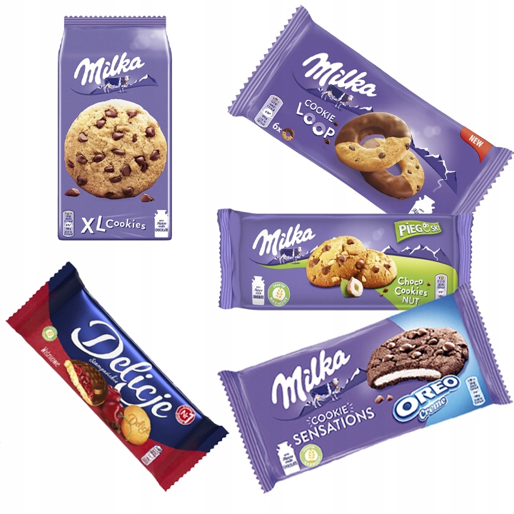 Box Ciastka Milka Mix Smaków - 14842979913 - oficjalne archiwum Allegro