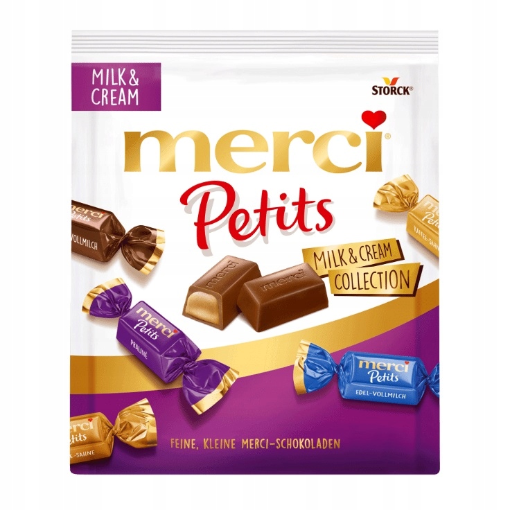 CUKIERKI MERCI PETITS MILK & CREAM COLLECTION 200g Z NIEMIEC ...