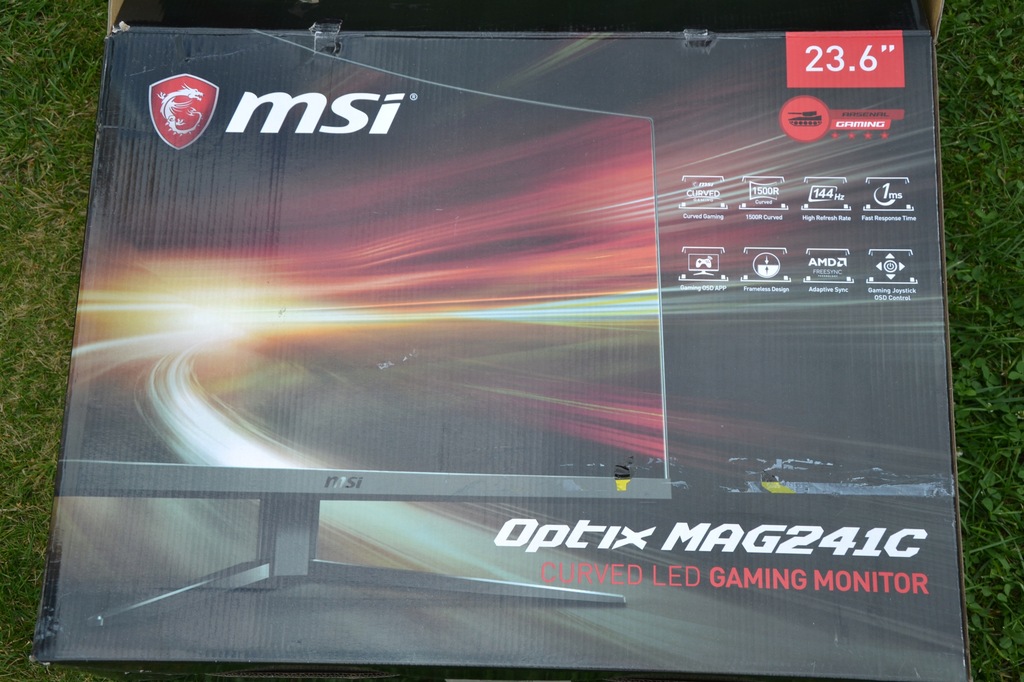 Monitor MSI Optix MAG241C uszkodzona matryca - 8678243461 - oficjalne ...