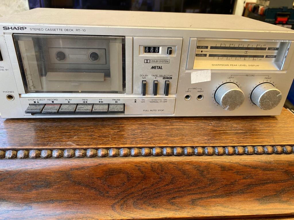 MAGNETOFON KASETOWY SHARP MODEL RT-10H DECK - 13835086543 - oficjalne ...