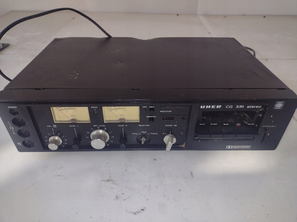 Magnetofon kasetowy Uher cg-330 czarny, srebrny - 11892787180 - oficjalne archiwum Allegro