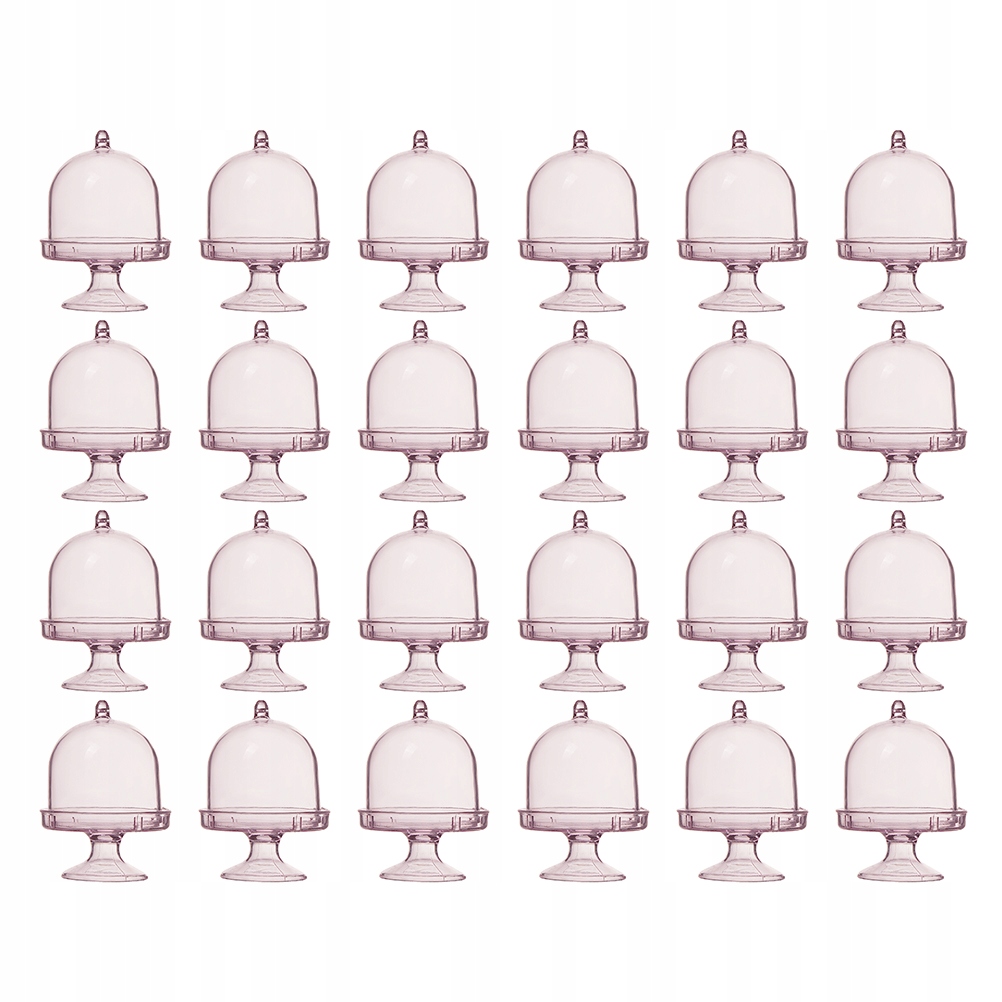 24pcs Plastic Mini Cake Stand Mini Cake Dome - 13143337308 - oficjalne ...
