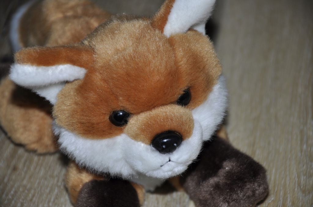 pluszak maskotka lis Gerwazy lisek leśny rudzielec Aurora - 14544390688 ...