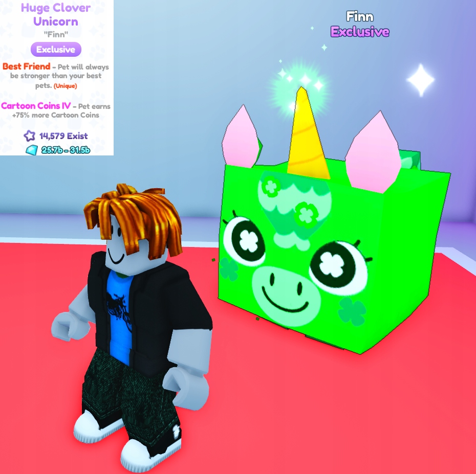 ROBLOX Huge Clover Unicorn Pet Simulator X PSX gem - 13740513217 ... ROBLOX Huge Clover Unicorn Pet Simulator X PSX gem - 13740513217 ...