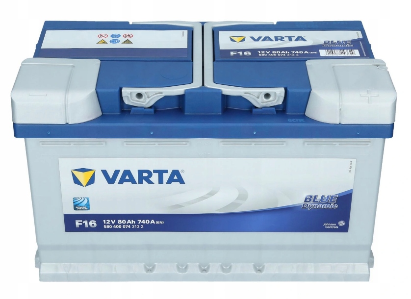 Akumulator Varta Blue Dynamic F16 12V 80Ah 740A P+ - 11754254485 - oficjalne archiwum Allegro