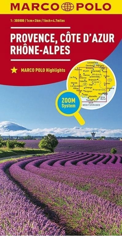MAPA ZOOM SYSTEM. PROWANSJA 1:300 000 PLAN MIASTA - 8412858433 ...
