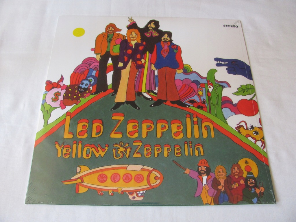 LED ZEPPELIN - YELLOW ZEPPELIN - 12595541909 - oficjalne archiwum Allegro