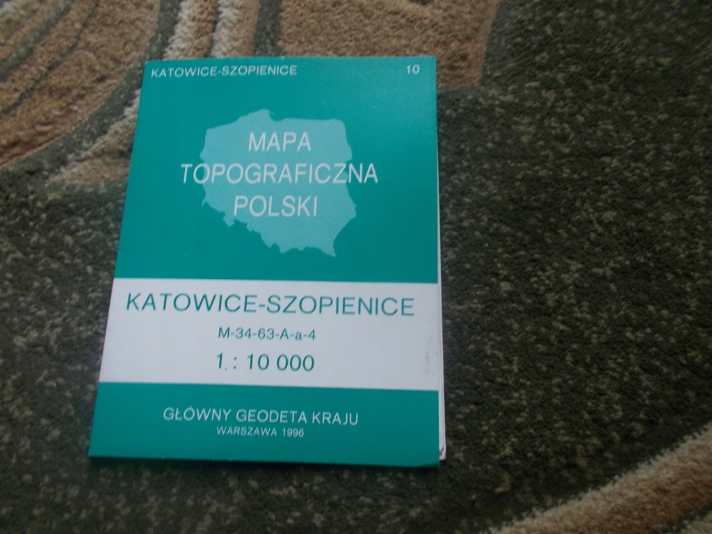 Katowice Szopienice bardzo dokładna mapa 1;10000 - 13940825846 ...