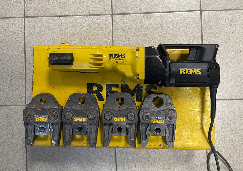 Zaciskarka prasa do rur Rems Power Press E miedź - 11444312314 ...