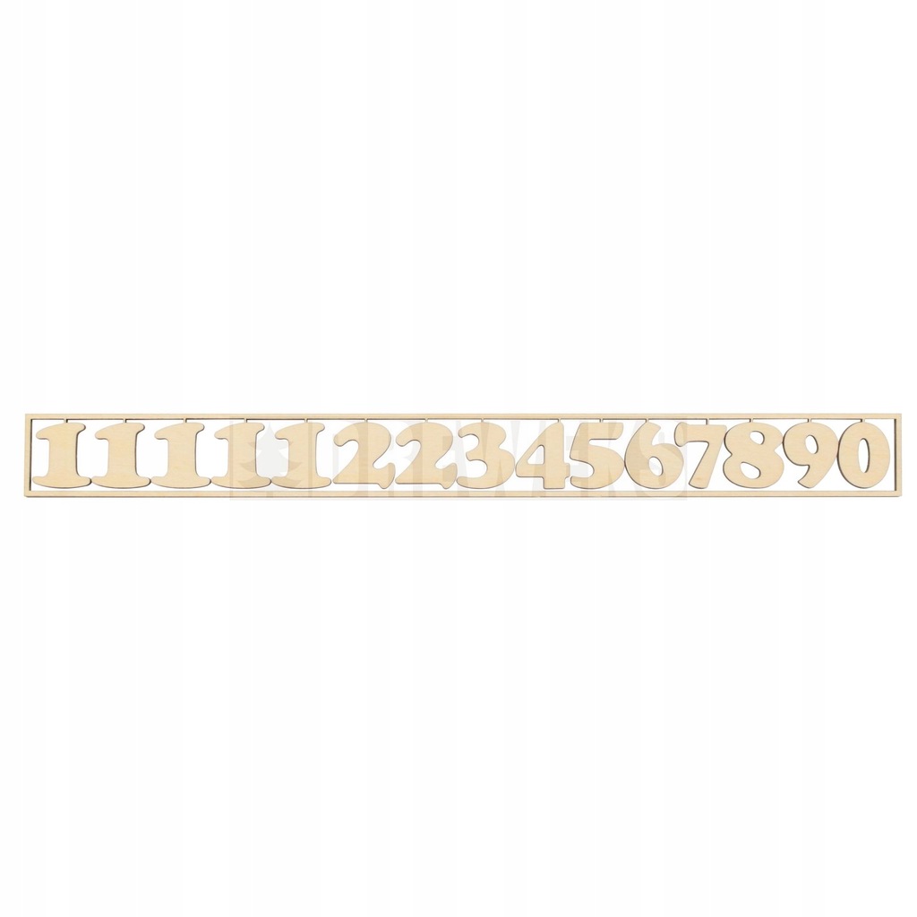 Cyferki cyfry drewniane do zegara zestaw 1-12 - 12335648666 - oficjalne archiwum Allegro