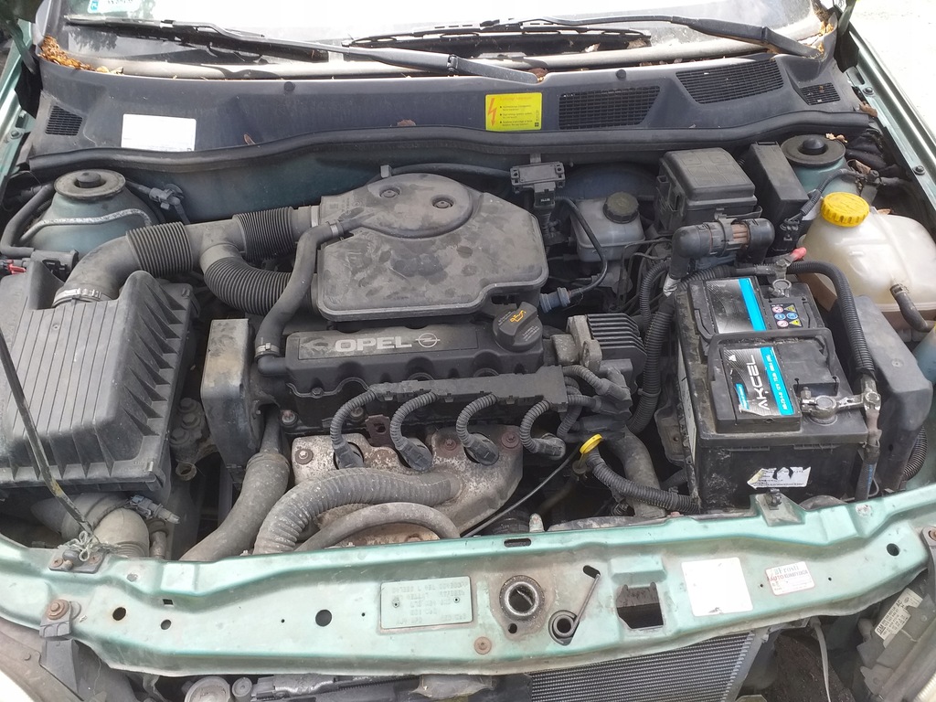 Opel Astra G II 1.6 8V silnik x16szr silnik kompletny w aucie można ...