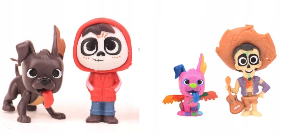 FIGURKI BAJKA COCO MIGUEL SZKIELETY PIES 8SZT - 7970438862 - oficjalne ...
