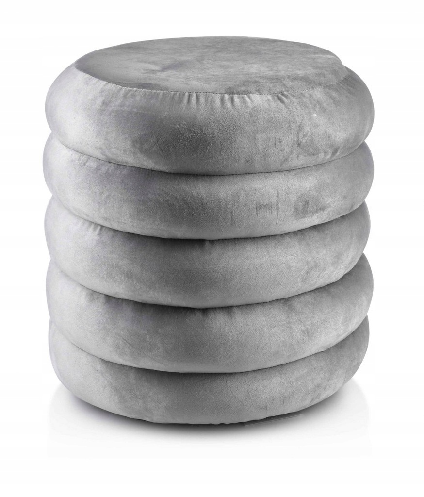 Szary PUF PUFA PUFKA Stołek SIEDZISKO Do Salonu - 10700980420 ...