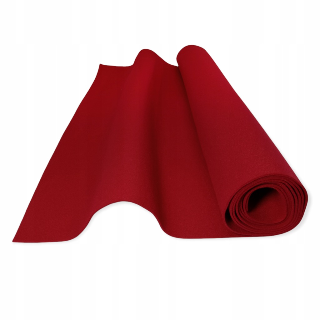 Filc 3mm Premium szer. 100cm co10cm ciemna czerwie - 12682203314 ...