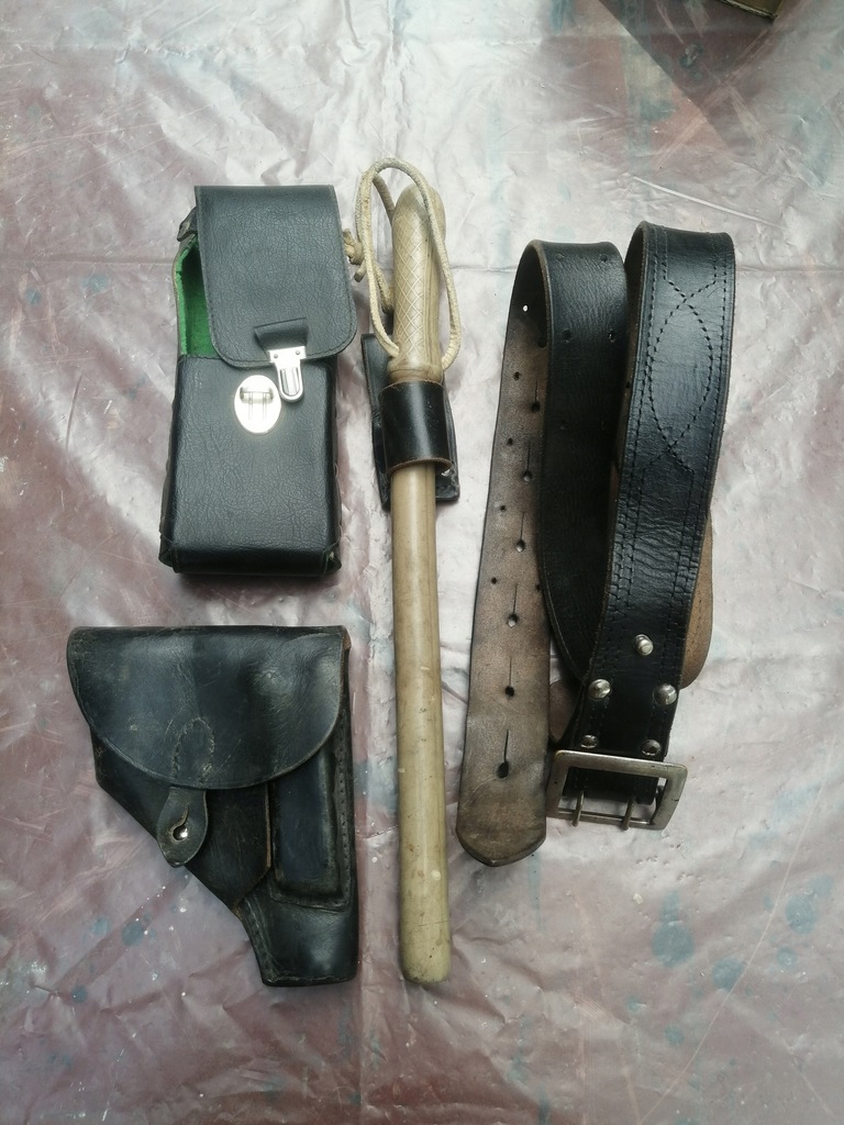 Elementy umundurowania milicja obywatelskaORMO PRL - 12281722956 ...