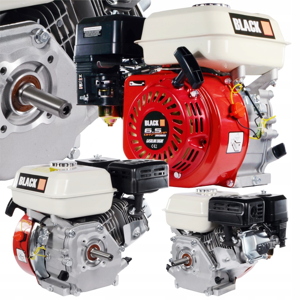 SILNIK SPALINOWY ZAGĘSZCZARKA OHV 6,5KM WAŁEK 20MM GX160 - 12032402858 - oficjalne archiwum Allegro