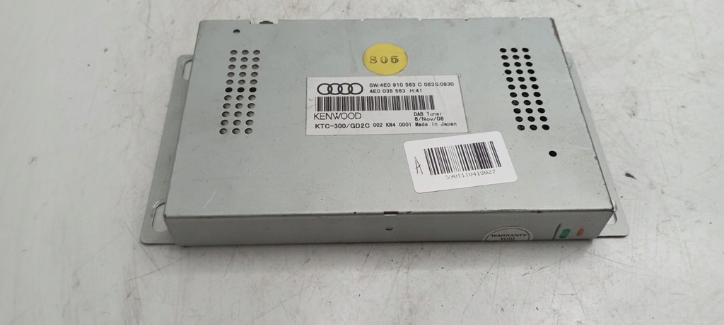 AUDI A4 A5 A6 A8 4E0910563C MODUŁ STEROWNIK RADIA - 12679972348 - oficjalne archiwum Allegro