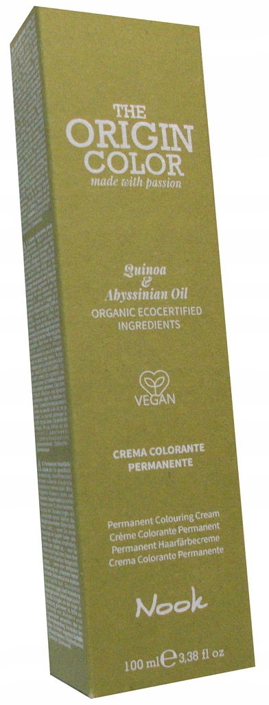 NOOK THE ORIGIN COLOR FARBA DO WŁOSÓW 77.0 100ML - 12439862642 ...