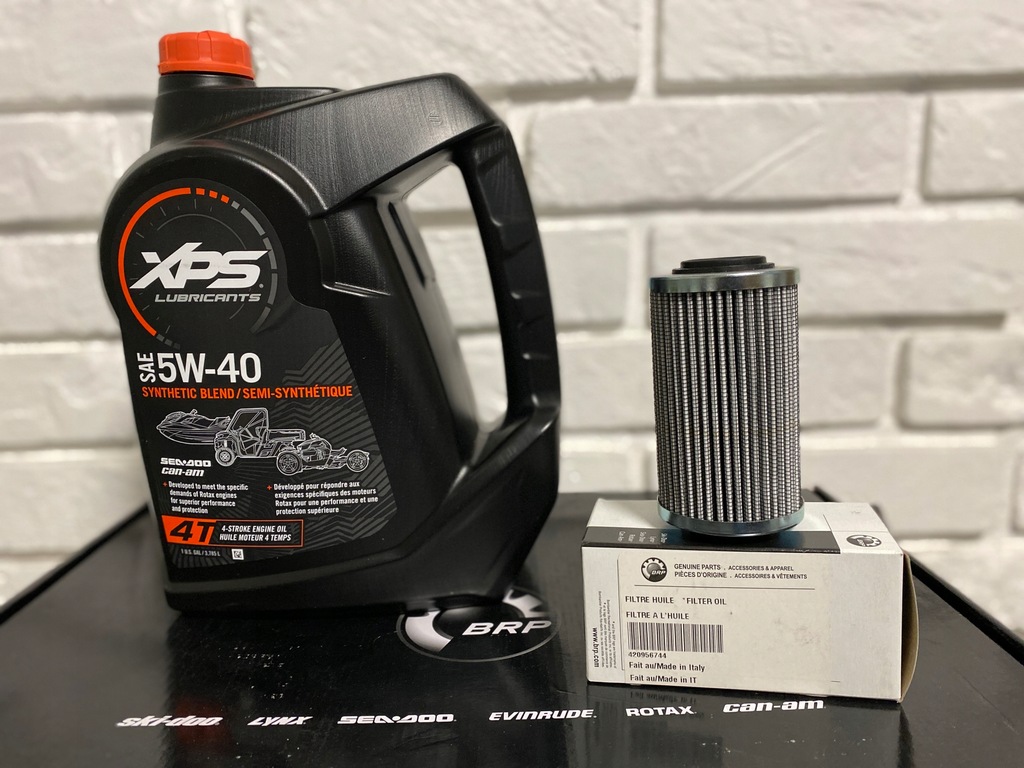 Filtr i Olej silnikowy XPS sea-doo RXP RXT GTX GTI Wake modele 170-230 ...