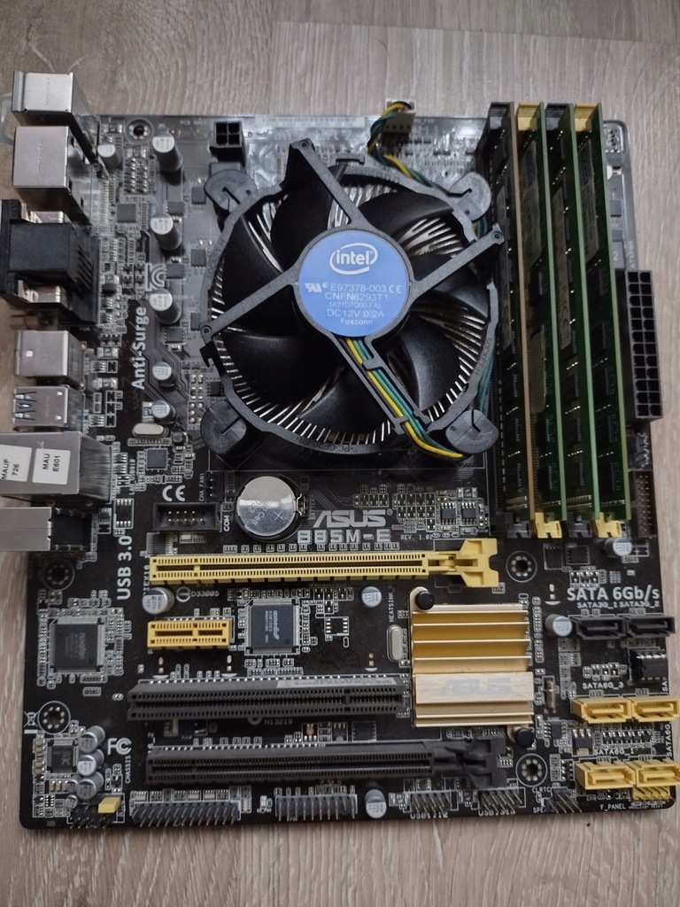 Płyta główna Asus B85M-E, procesor, RAM, dysk 500 - 13191061196 ...