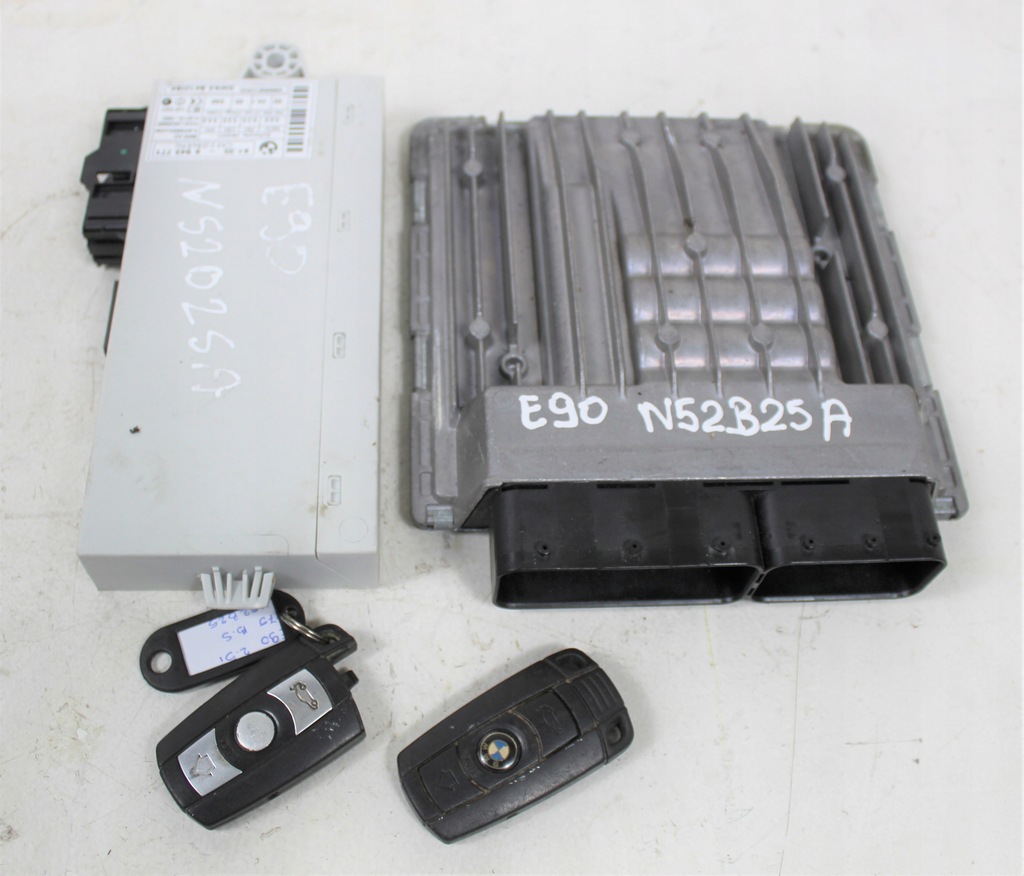 STEROWNIK CAS ZESTAW STARTOWY BMW E90 N52B25 2.5B - 12287668273 ...