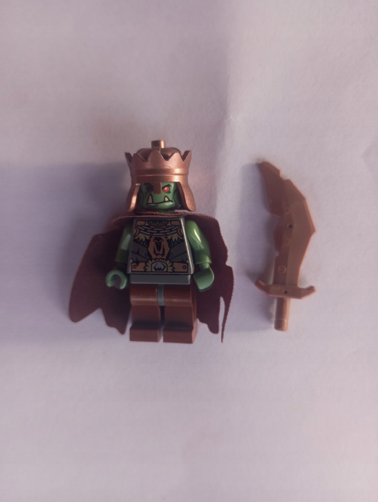 LEGO FIGURKA CASTLE FANTASY ERA KRÓL TROLI cas420 - 14941453564 ...