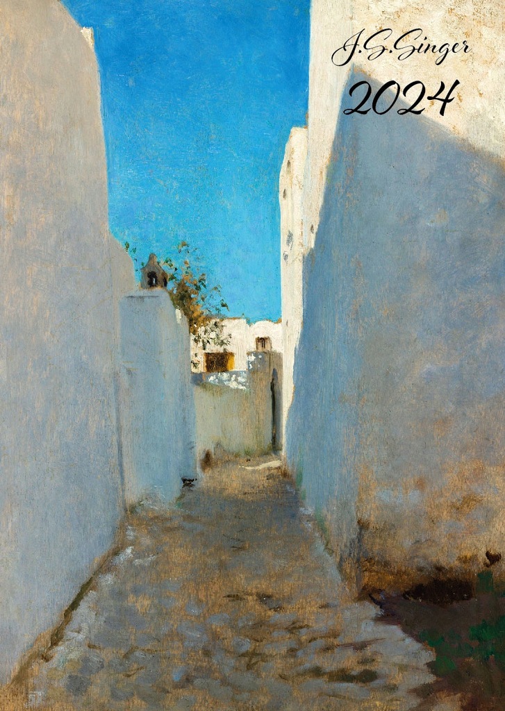 043 Kalendarz 2024 A3 Malarstwo John Singer Sargent pion 7 kart ...