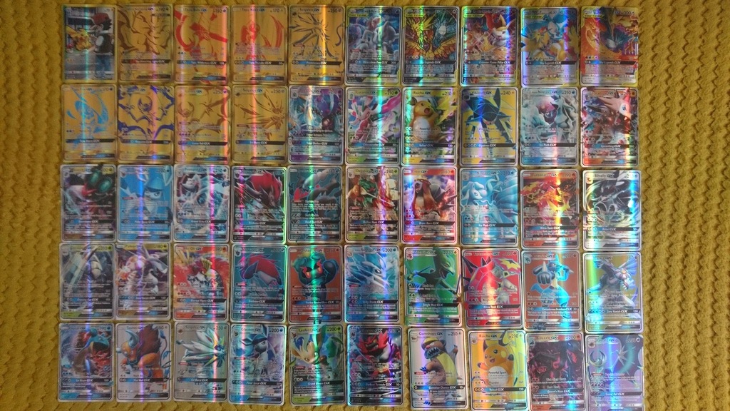 50x Karty POKEMON gx tag team basic - 12868657271 - oficjalne archiwum ...