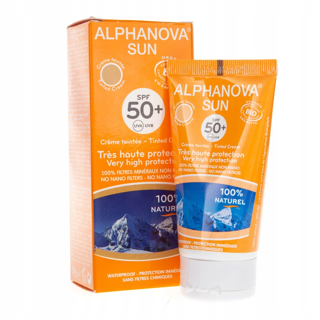 ALPHANOVA SUN KREM PRZECIWSŁONECZNY FILTR SPF 50+ - 7391400289 ...