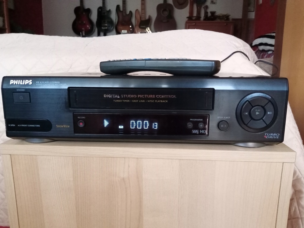 Magnetowid VHS PHILIPS VR 610 HIFI STEREO - 11466229322 - oficjalne archiwum Allegro