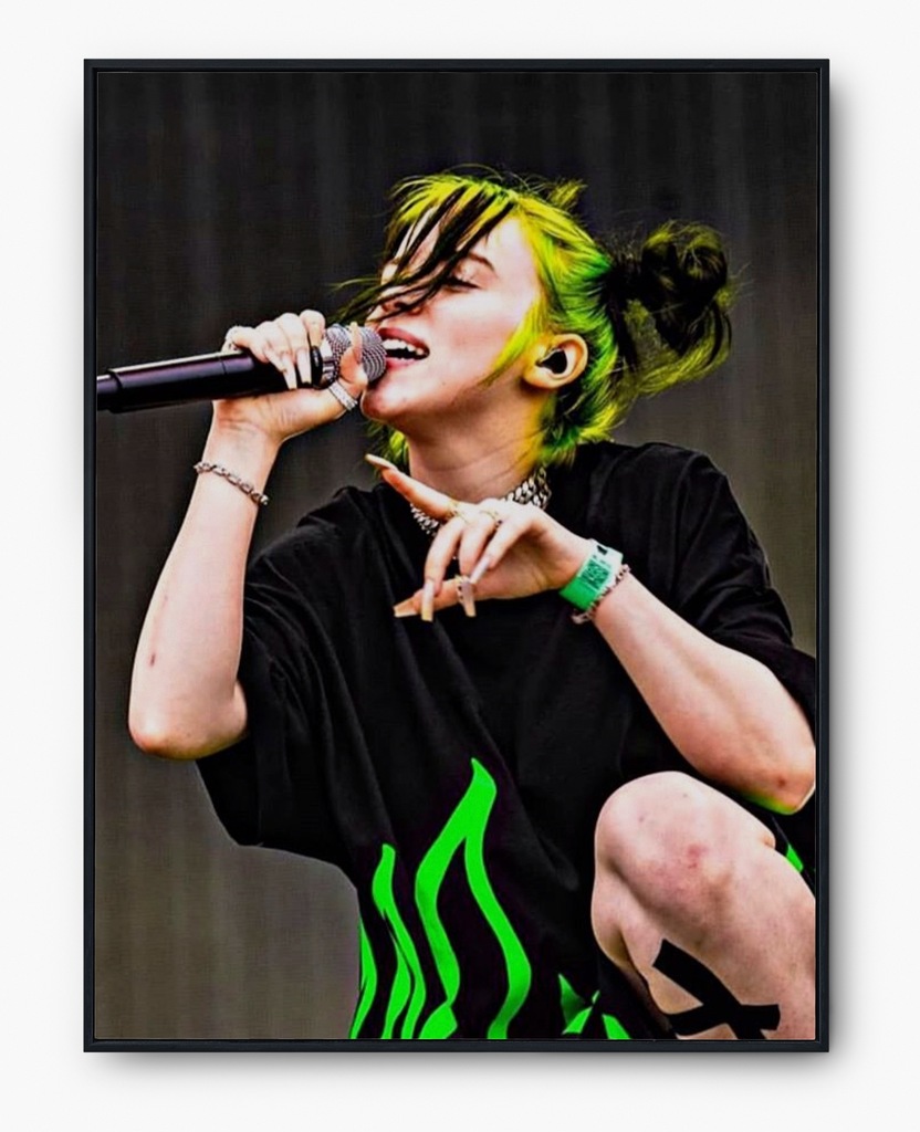 Plakat na ścianę A4 (21x30) IMP-BILLIE EILISH 08 - 11934592490 - oficjalne archiwum Allegro