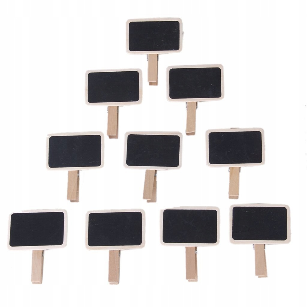 Blank Chalkboard Sign Pegs Mini Signs Small Stand - 14129795650 ...