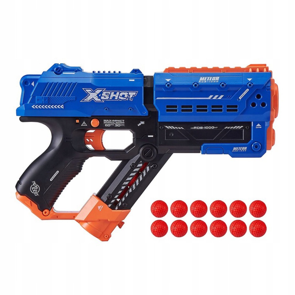 PISOLET NA KULKI XSHOT METEOR+KULKI DO NERF RIVAL - 10899548748 ...