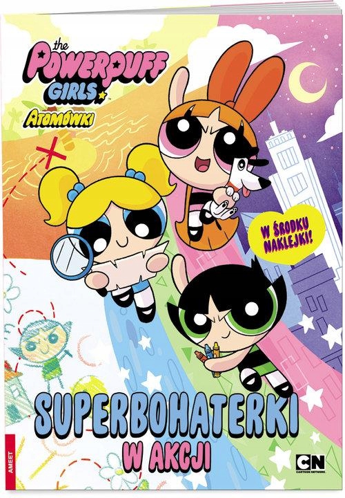 ATOMÓWKI Superbohaterki w akcji NAKLEJKI - 10622607493 - oficjalne archiwum Allegro