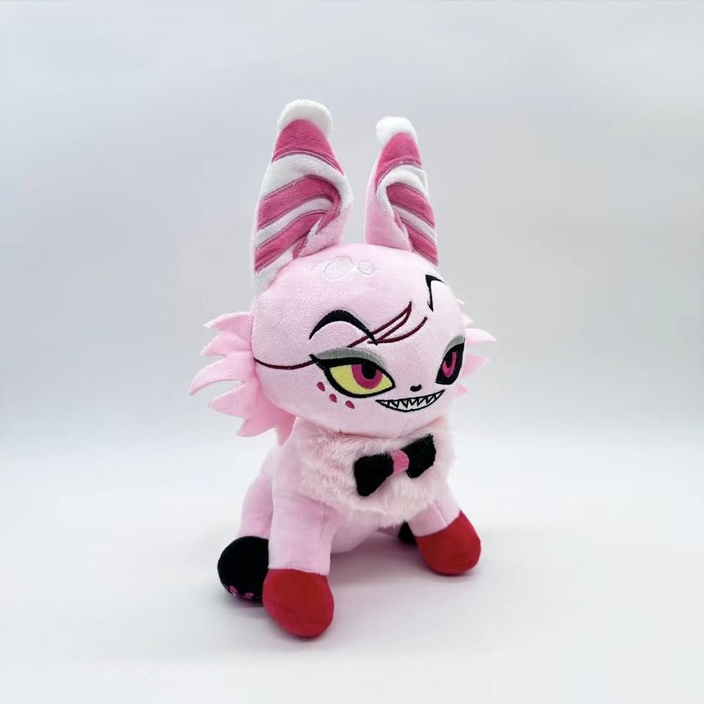 HAZBIN HOTEL HELLUVA BOSS CREWMATE MASCOT PLUSH TOY - ANGEL DUST MEOW ...