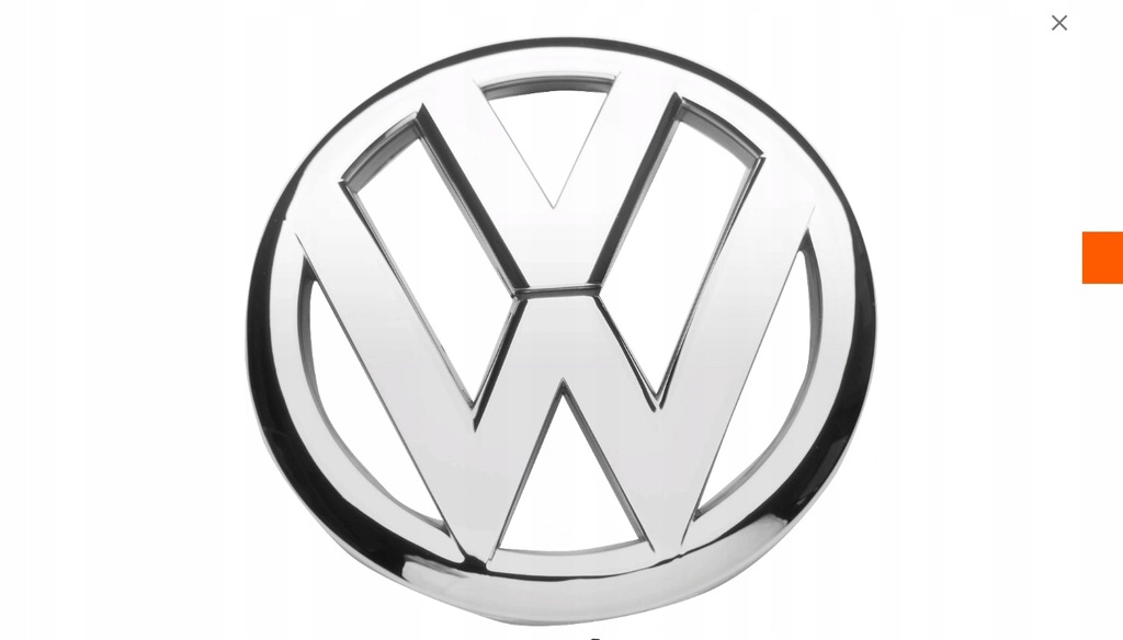 EMBLEMAT LOGO ZNACZEK ZNAK VW POLO V 6R0853600A - 11350212800 ...