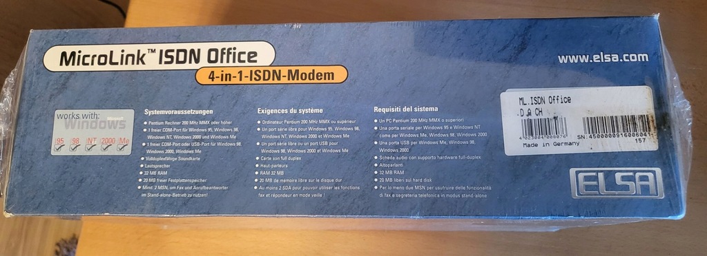 Nowy Retro Modem Isdn Elsa Microlink Office 12349830075 Oficjalne Archiwum Allegro