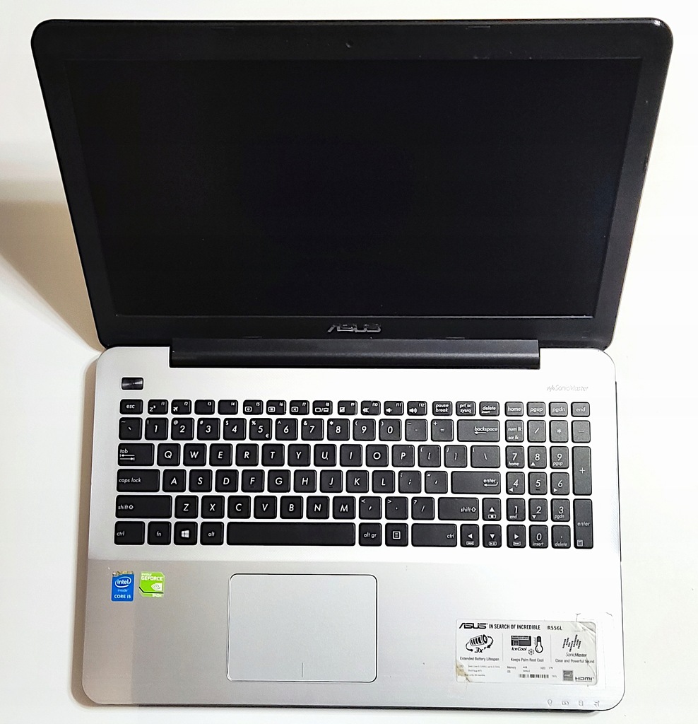 Laptop Asus R556L 15,6 " 4 GB - USZKODZONY - 11775830074 - oficjalne ...