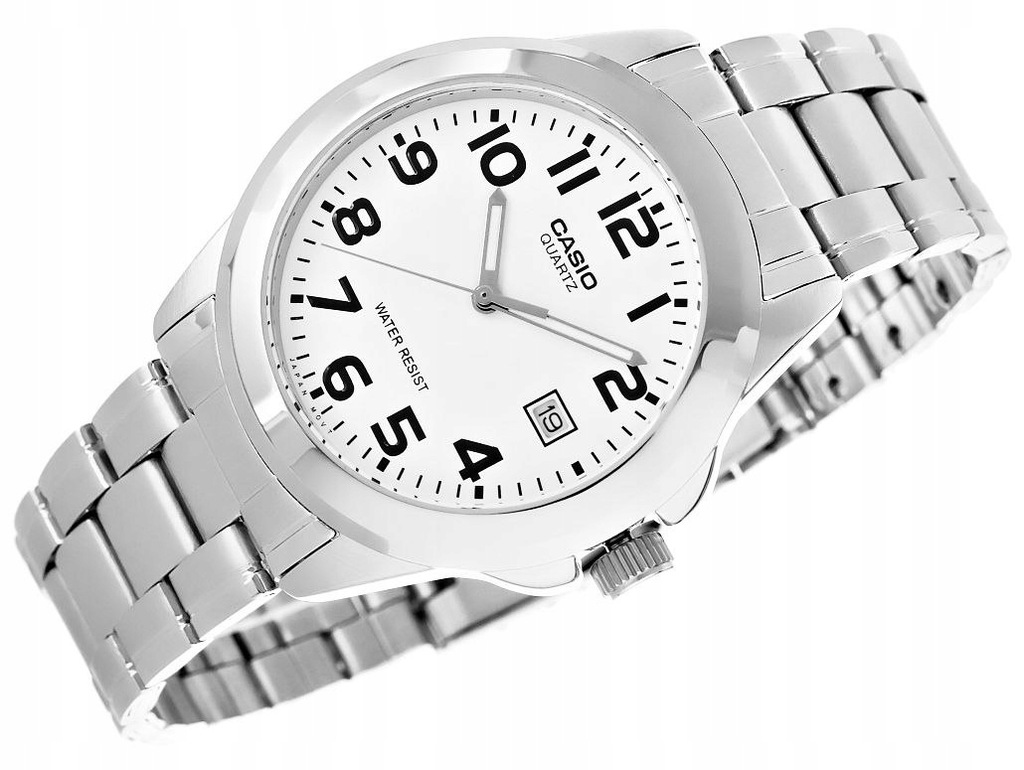 ZEGAREK MĘSKI CASIO SREBRNY DUŻE CYFRY - 12784147098 - oficjalne ...
