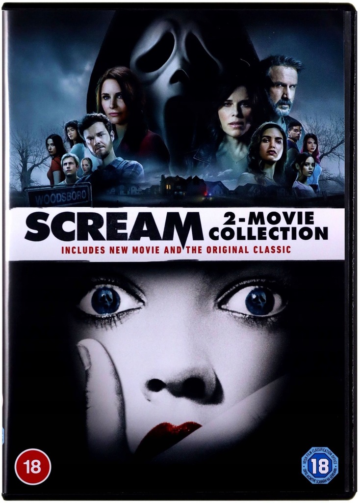 SCREAM (1996) / SCREAM (2022) (KRZYK) (DVD) - 14984584207 - oficjalne archiwum Allegro