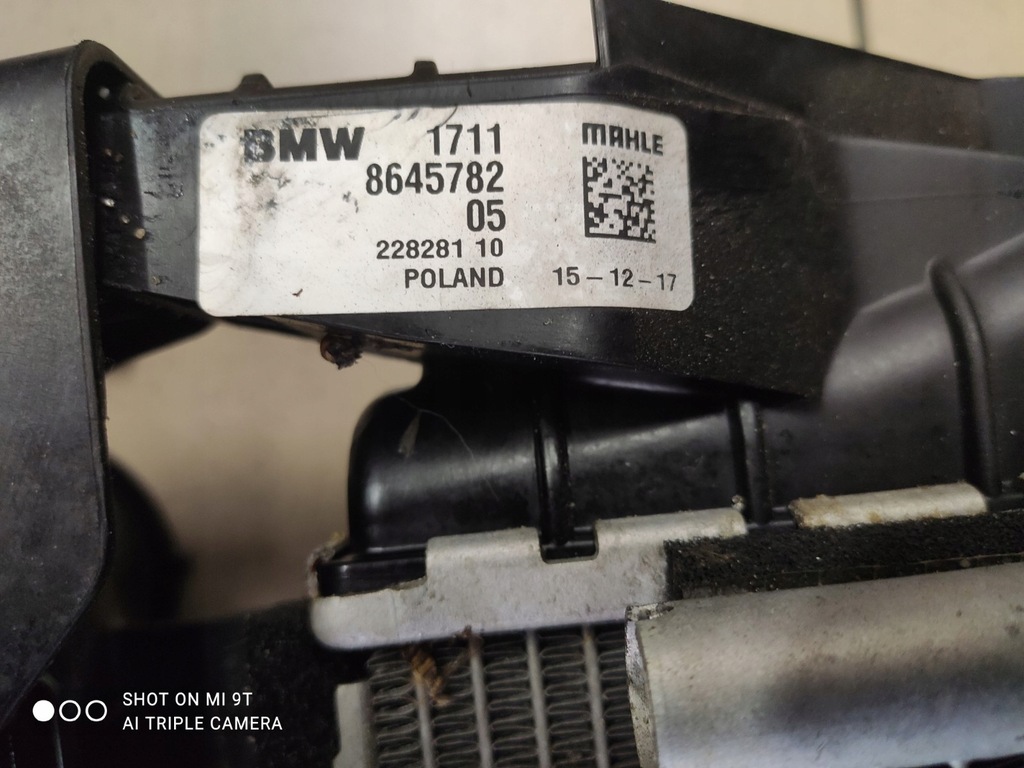BMW X1 F48 X2 F39 1 F40 2 F45 F46 KOMPLET CHŁODNIC - 11311897861 ...