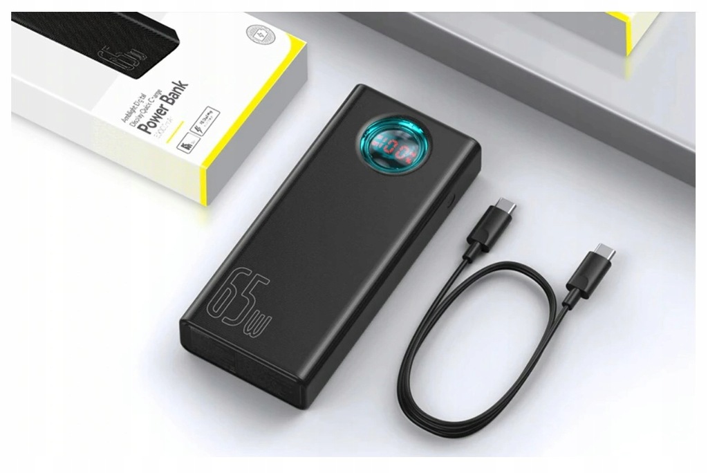 Baseus 65W Power Bank 30000mAh szybkie ładowanie - 12497823585 ...