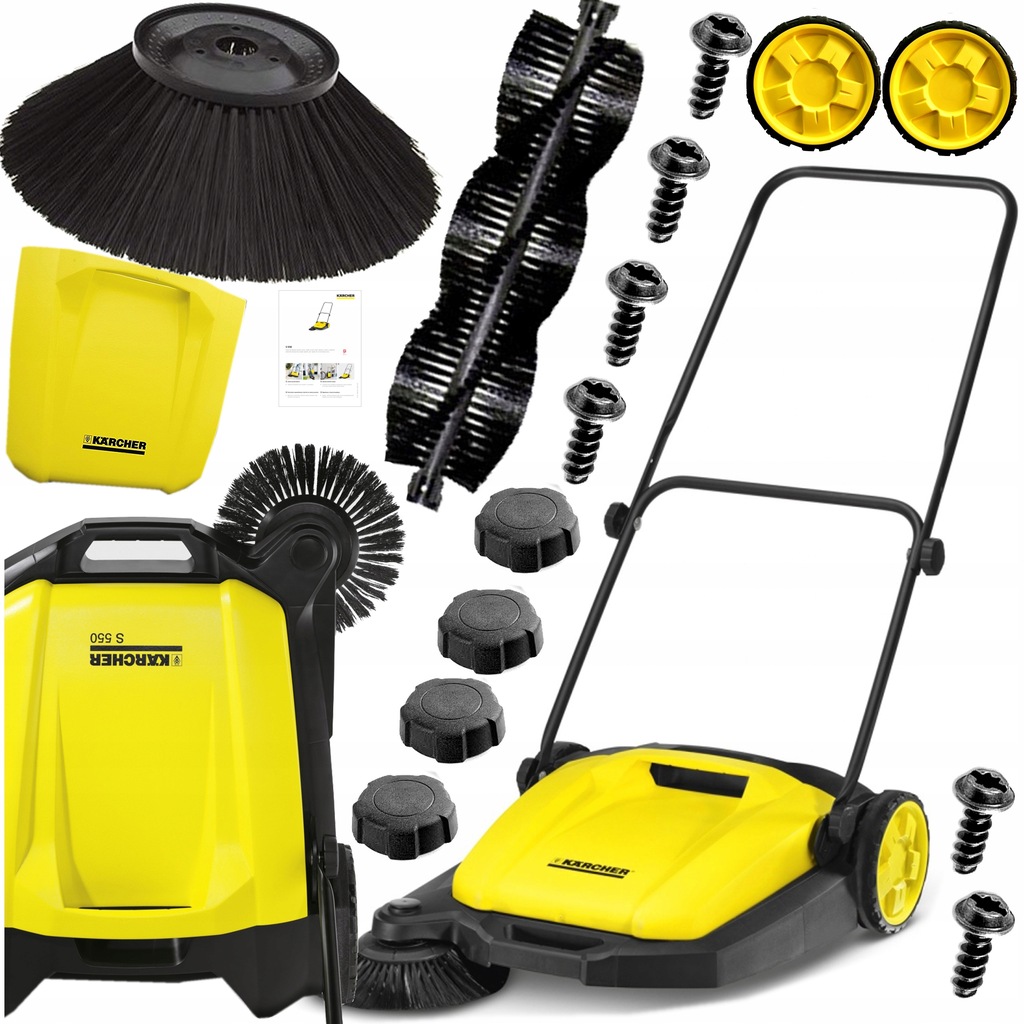 ZAMIATARKA KARCHER DO LIŚCI RĘCZNA KOSTKA TARAS XL - 8269035898 - oficjalne archiwum Allegro