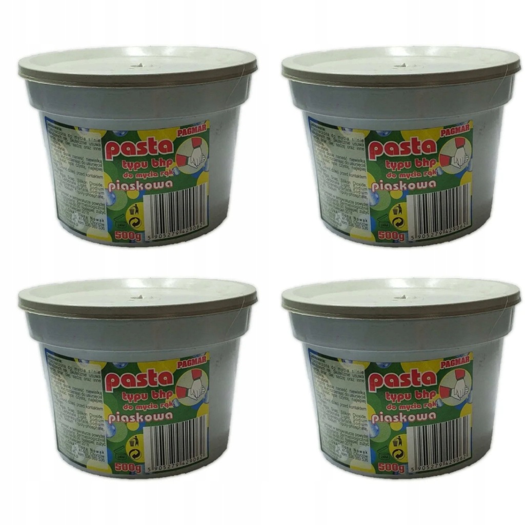 PASTA BHP do rąk PIASKOWA Pagmar 500g Skuteczna - 13435850283 ...