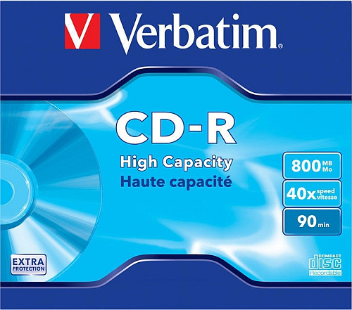 VERBATIM CD-R 800MB 40X HIGH CAPACITY 90min 1szt - 5742984938 ...