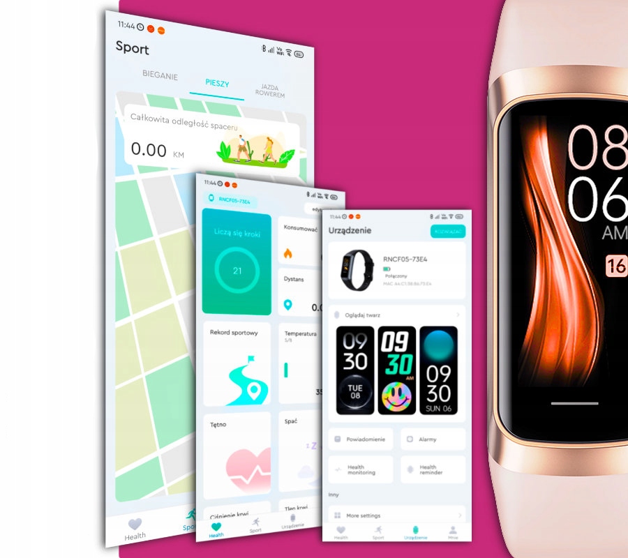 Купить SMARTBAND SMARTWATCH PL ЖЕНСКОЕ ВОДОНЕПРОНИЦАЕМОЕ МЕНЮ ДАВЛЕНИЕ КИСЛОРОДА IP67: отзывы ...