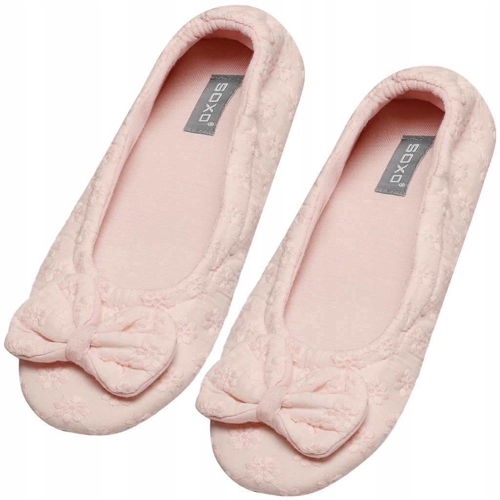 CIEPŁE BALERINKI DAMSKIE SOXO KAPCIE DOMOWE - 11804392036 - oficjalne ...